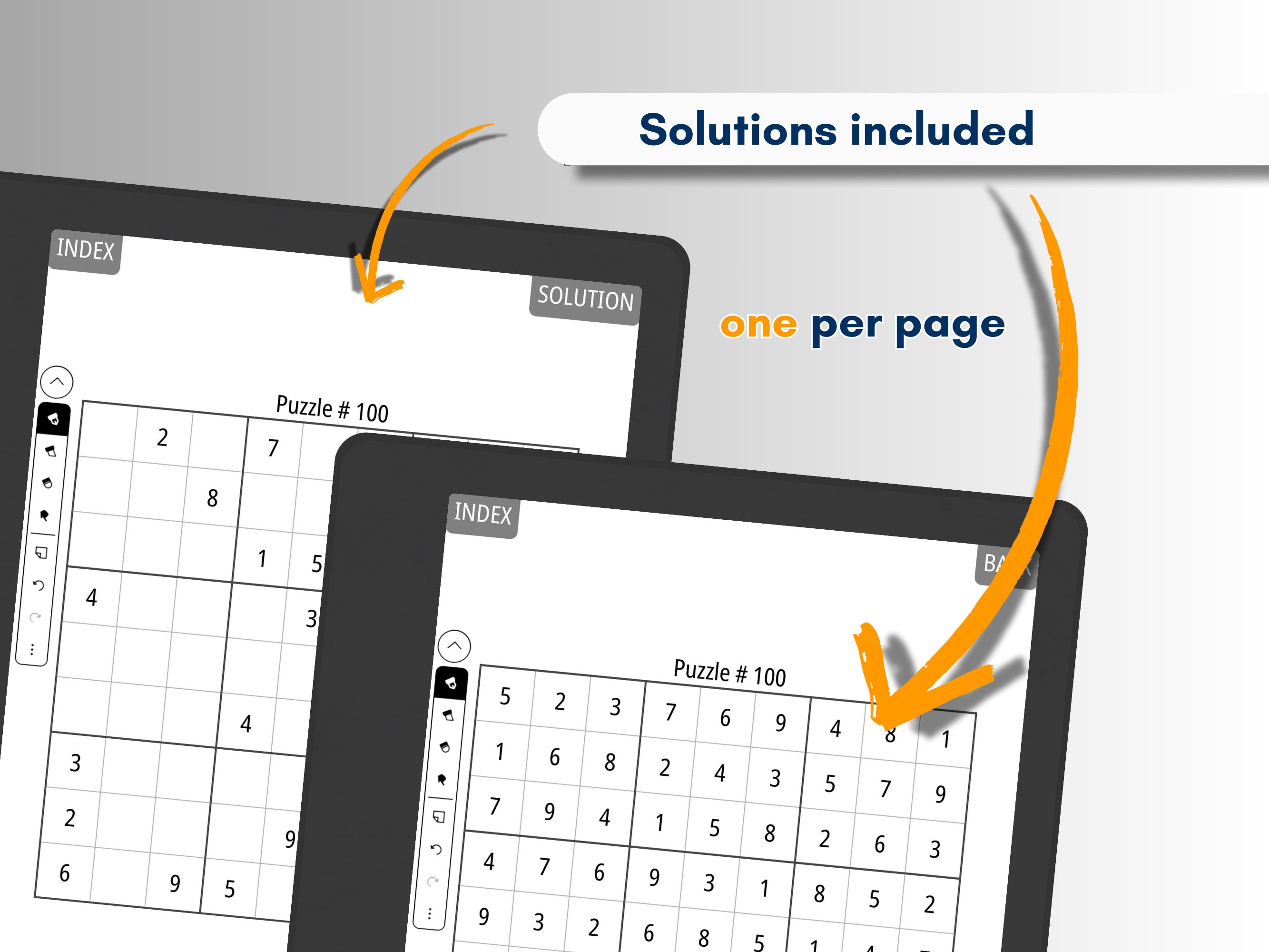 Sudoku for Kindle Scribe 100 Medium Puzzles Fully Hyperlinked With ...