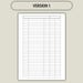 Printable 5 Column Log Template: Customizable Tracker (PDF & PNG) - Etsy
