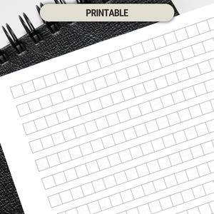 Hangul Writing Practice Paper: 10 Wongoji Grids (PDF & PNG) - Etsy