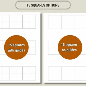 Hangul Writing Practice Paper: 10 Wongoji Grids (PDF & PNG) - Etsy
