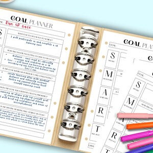 SMART Goal Planner Printable and Fillable | Goals Setting and Action ...