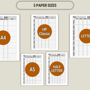 Printable Blood Pressure Log High BP Tracker Template for Hypotension ...