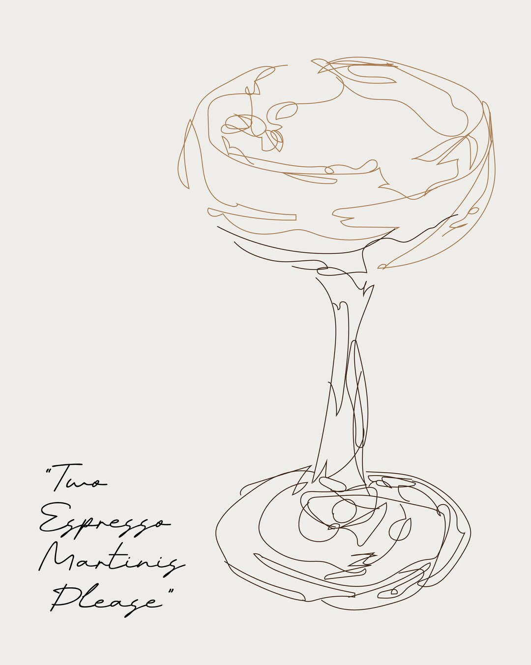 Espresso Martini Print - Etsy
