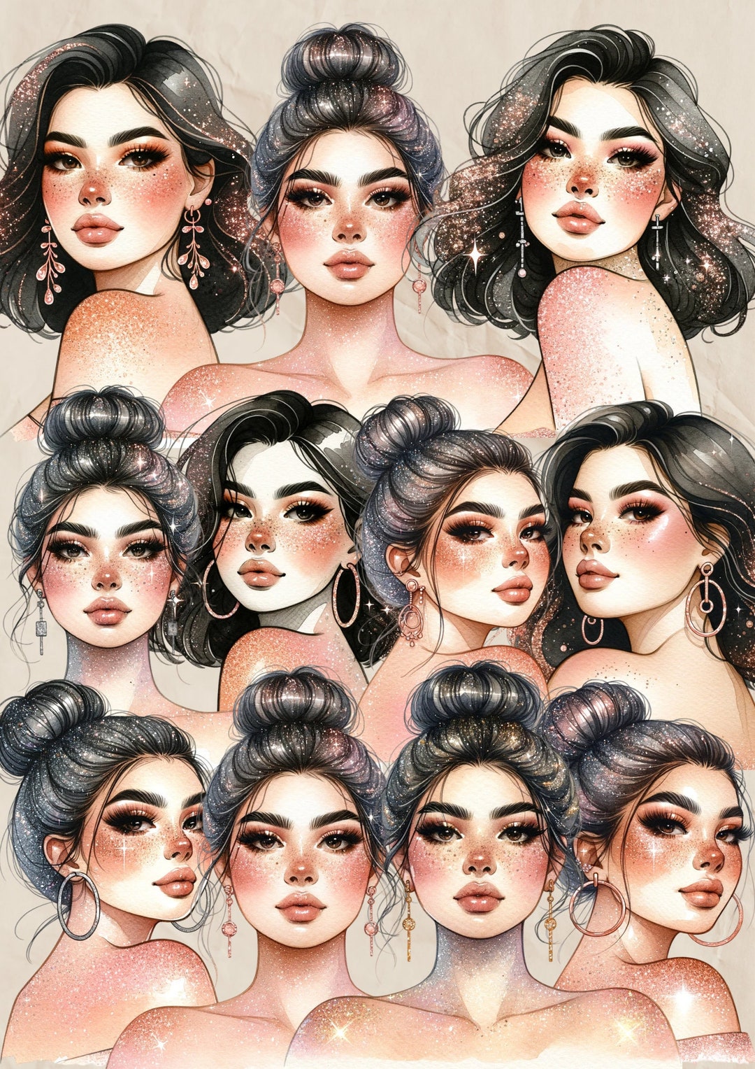 Myjournalph Printable Girl Stickers Clipart for Planner Journal ...