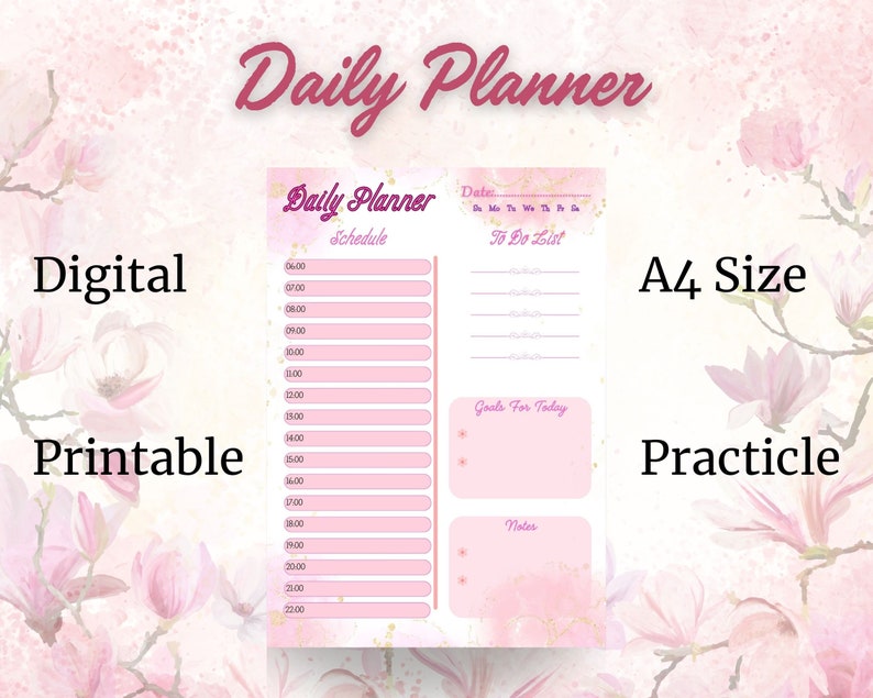 Sweety Daily Planner Printable Planner Daily Planner for Girls ...