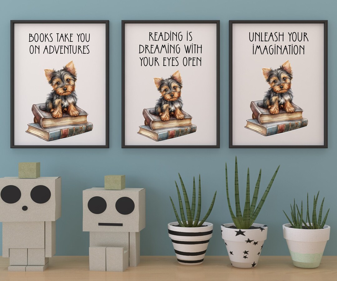 Reading Poster Bundle,classroom Decor Bundle,printable Wall Art,instant ...