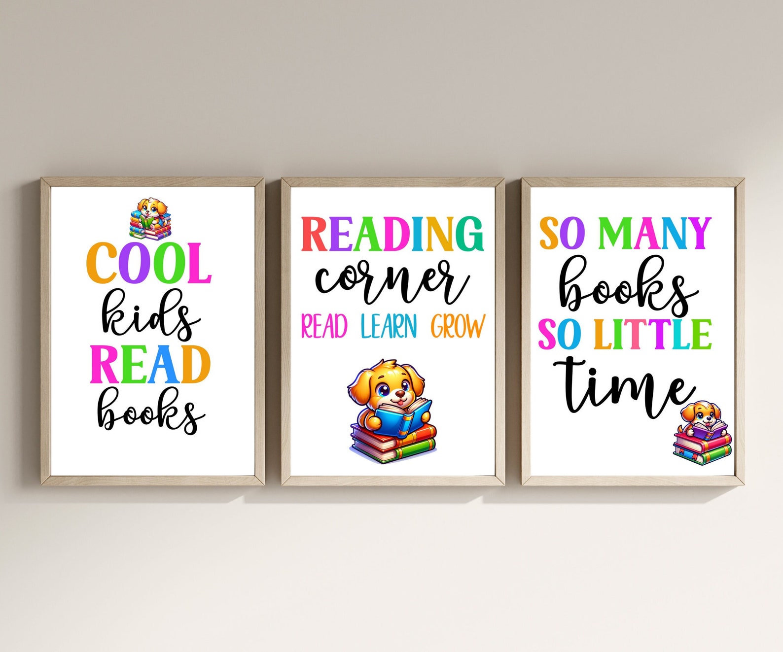 Reading Posters Bundle,classroom Decor Bundle,printable Wall Art ...
