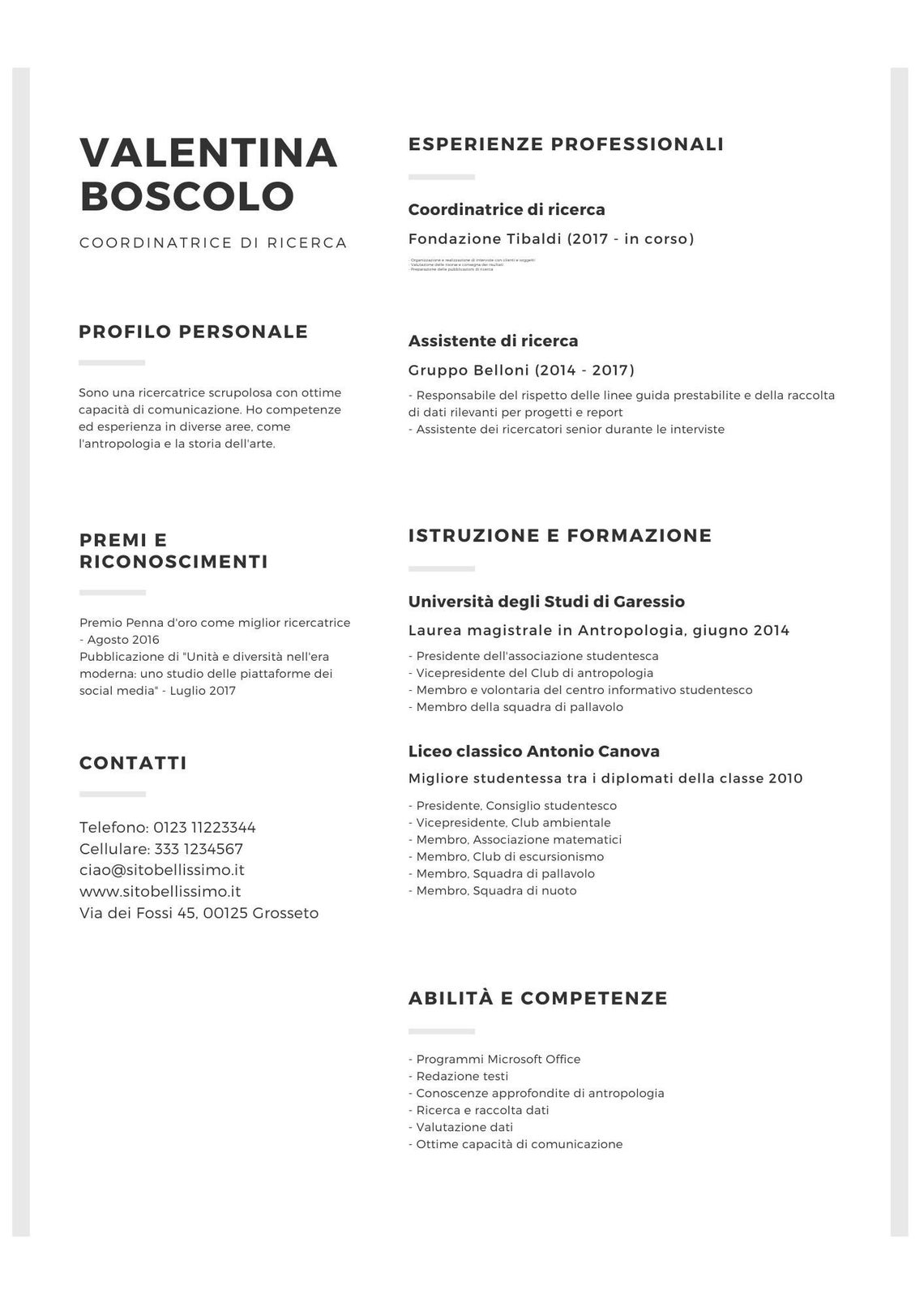 Minimal Resume Blank Cv Template - Etsy