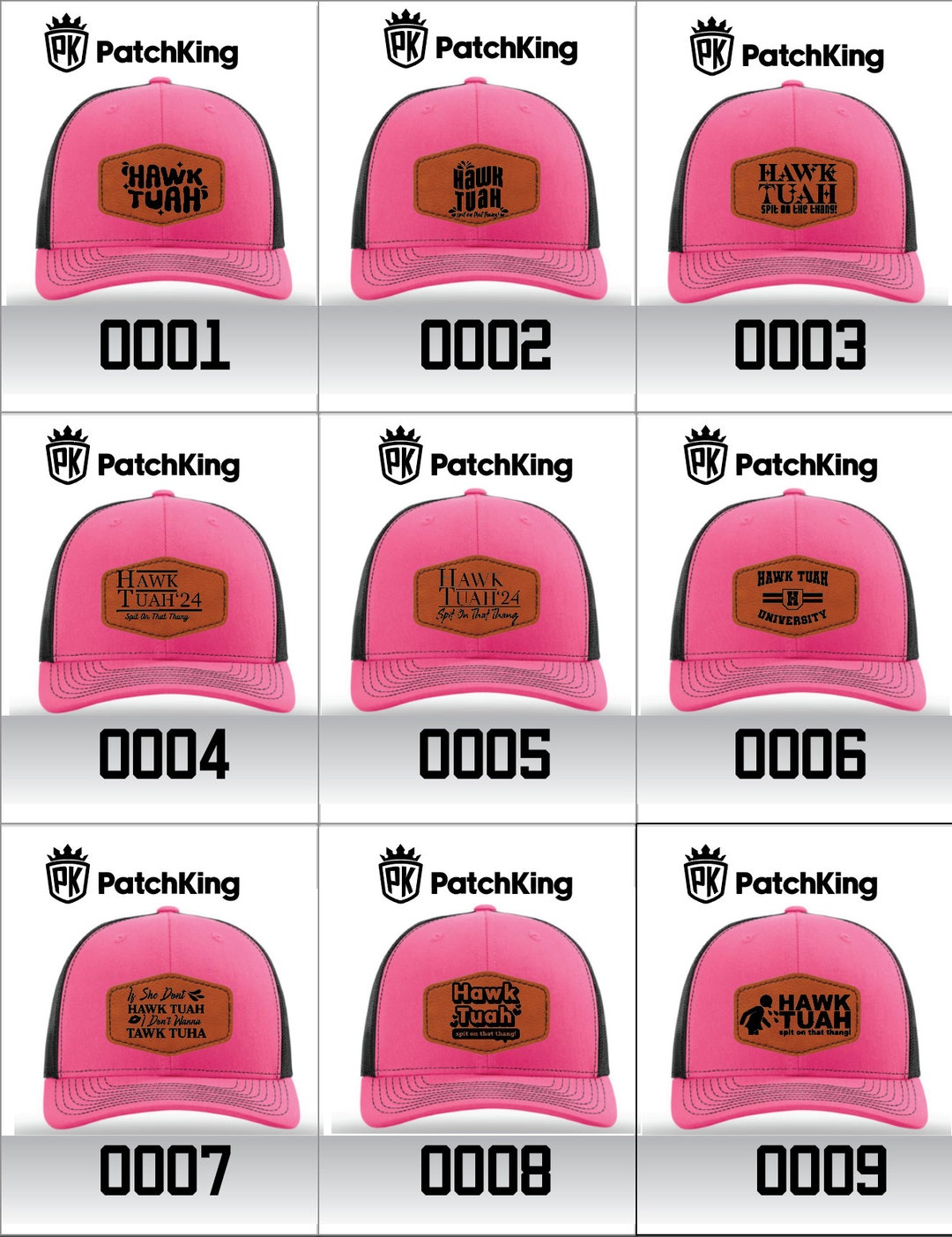 Hawk Tuah Trucker Hat Designs - Custom Patch Hat- Hawk Tua Trucker Hat ...