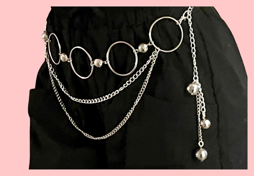 Disco Ball Chain Belt - Etsy