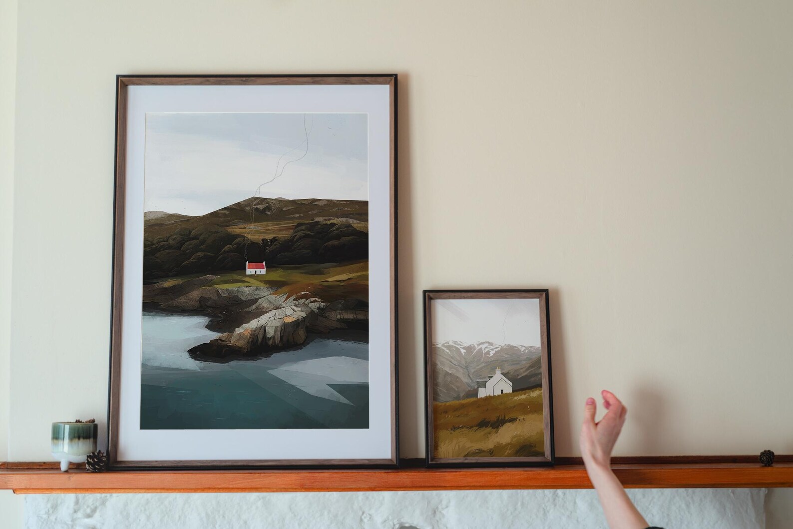 Scottish Bothy Print, Highland House Print, Scottish Gift, Giclee Print ...