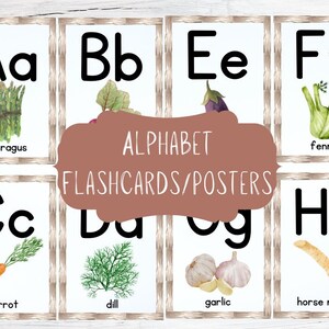 Letter Flashcards for Kids Letter Posters Alphabet Flashcards Alphabet ...
