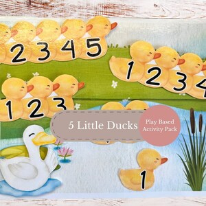 5 Little Ducks | Preschool Song | Preschool Activity Packet | 5 Little ...