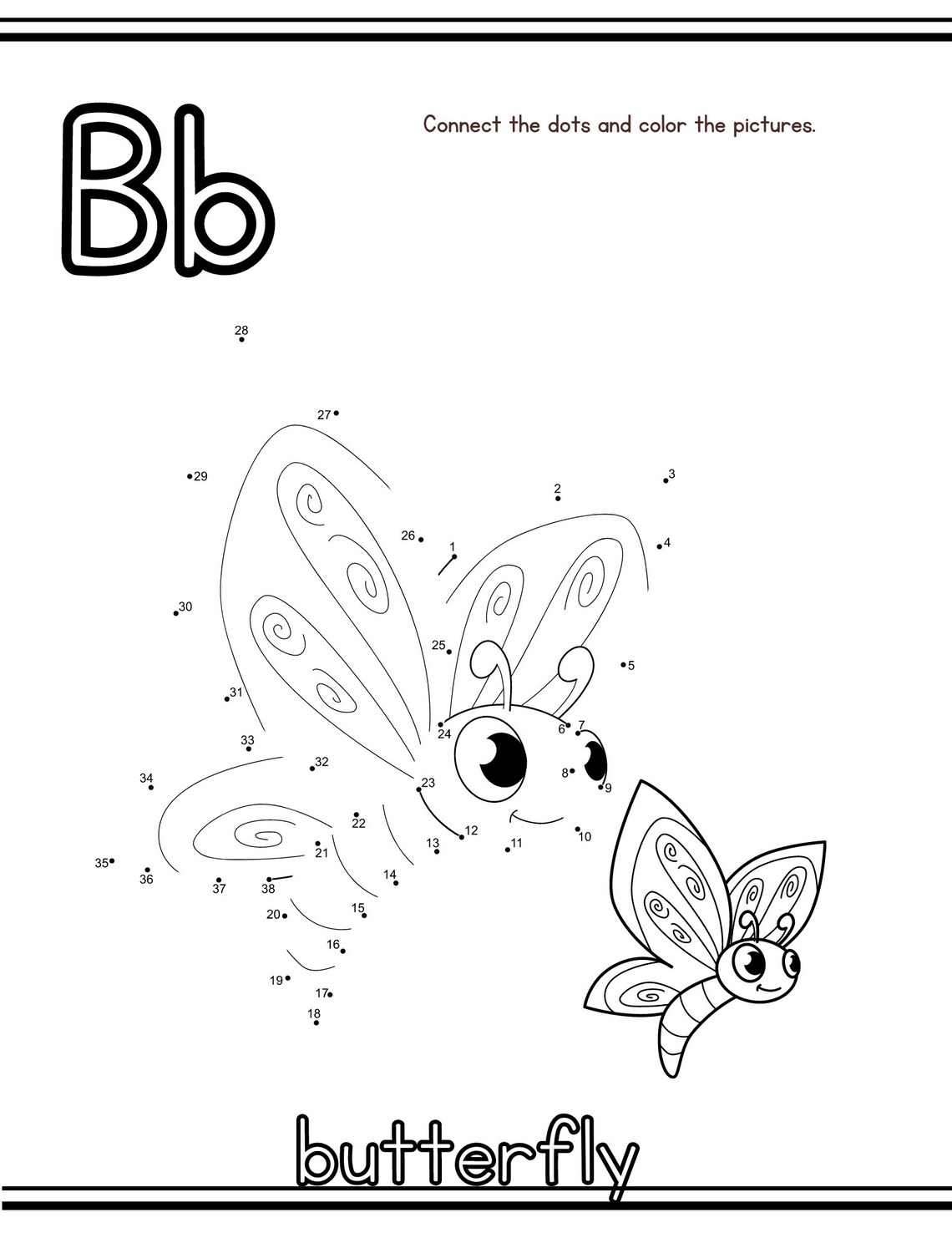 Dot to Dot Alphabet Animal Themed | Dot to Dot for Kids | Dot to Dot ...