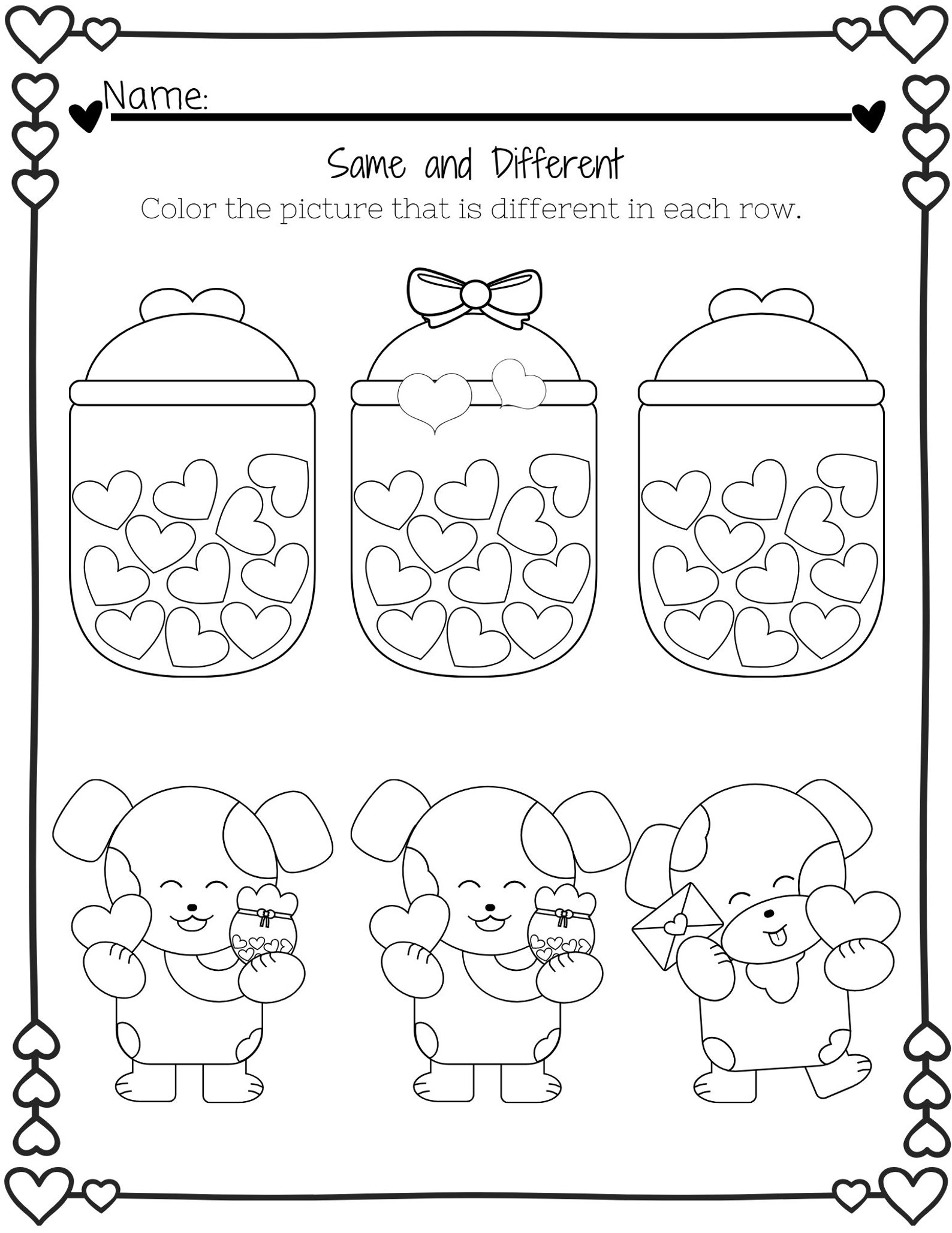 Valentines Activity Packet for Kids | Preschool Valentines Printable ...