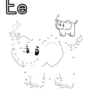 Dot to Dot Alphabet Animal Themed | Dot to Dot for Kids | Dot to Dot ...