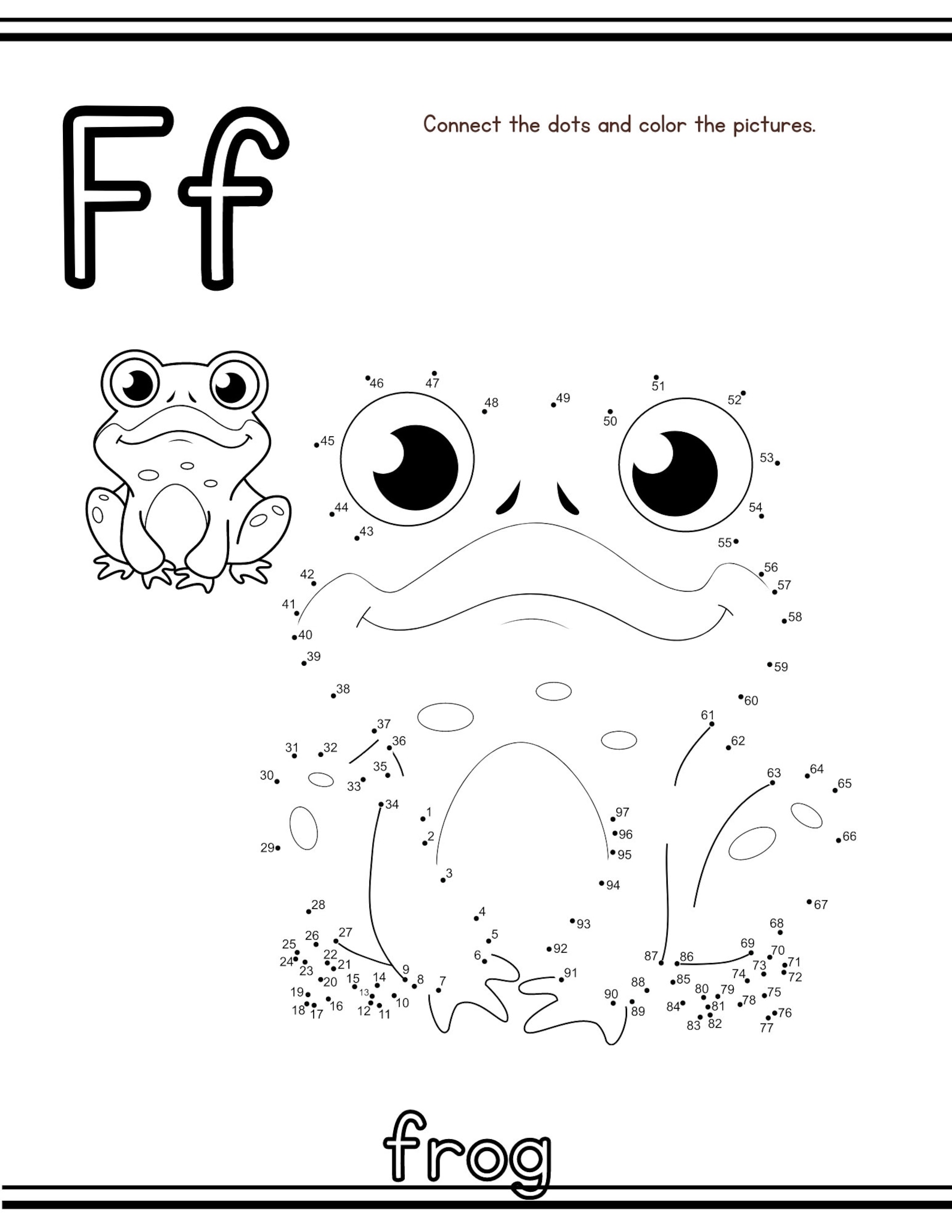 Dot to Dot Alphabet Animal Themed | Dot to Dot for Kids | Dot to Dot ...