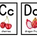 Fruit Alphabet Classroom Posters | Watercolor ABC Flashcards (digital ...