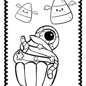 Cute HALLOWEEN Coloring Pages for Preschool, Halloween Coloring Book ...