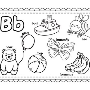 Alphabet Coloring Pages, Preschool Printables, Kindergarten Worksheets ...