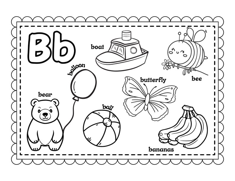 Alphabet Coloring Pages, Preschool Printables, Kindergarten Worksheets ...
