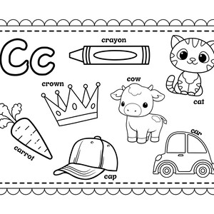 Alphabet Coloring Pages, Preschool Printables, Kindergarten Worksheets ...