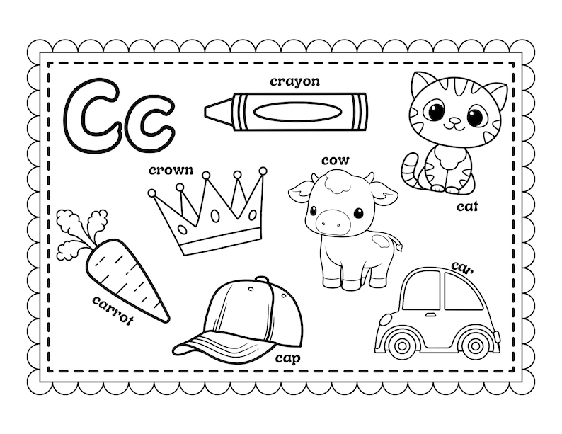 Alphabet Coloring Pages, Preschool Printables, Kindergarten Worksheets ...