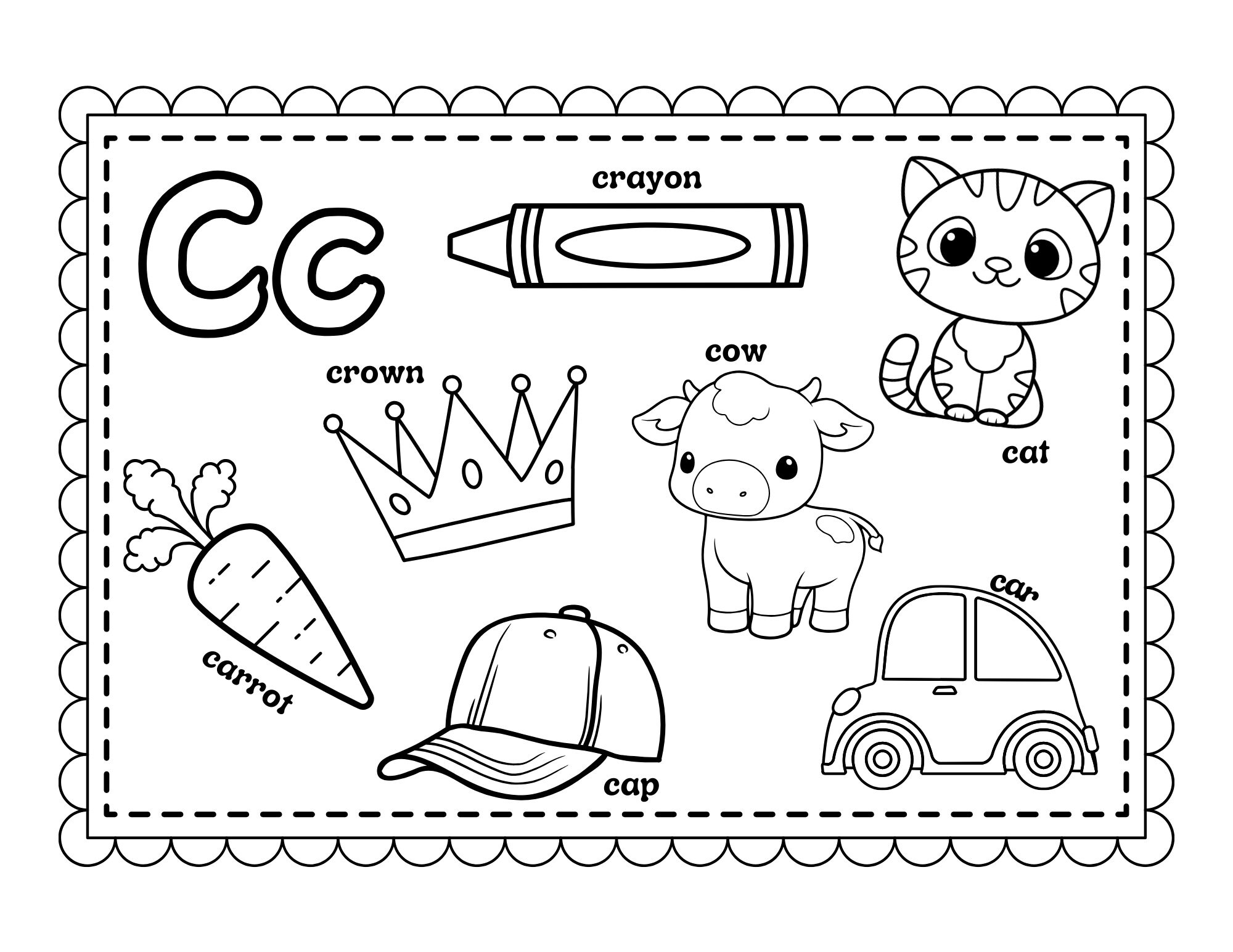 Alphabet Coloring Pages, Preschool Printables, Kindergarten Worksheets ...
