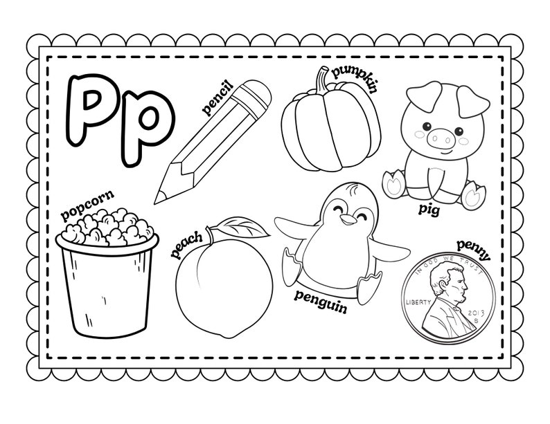 Alphabet Coloring Pages, Preschool Printables, Kindergarten Worksheets ...