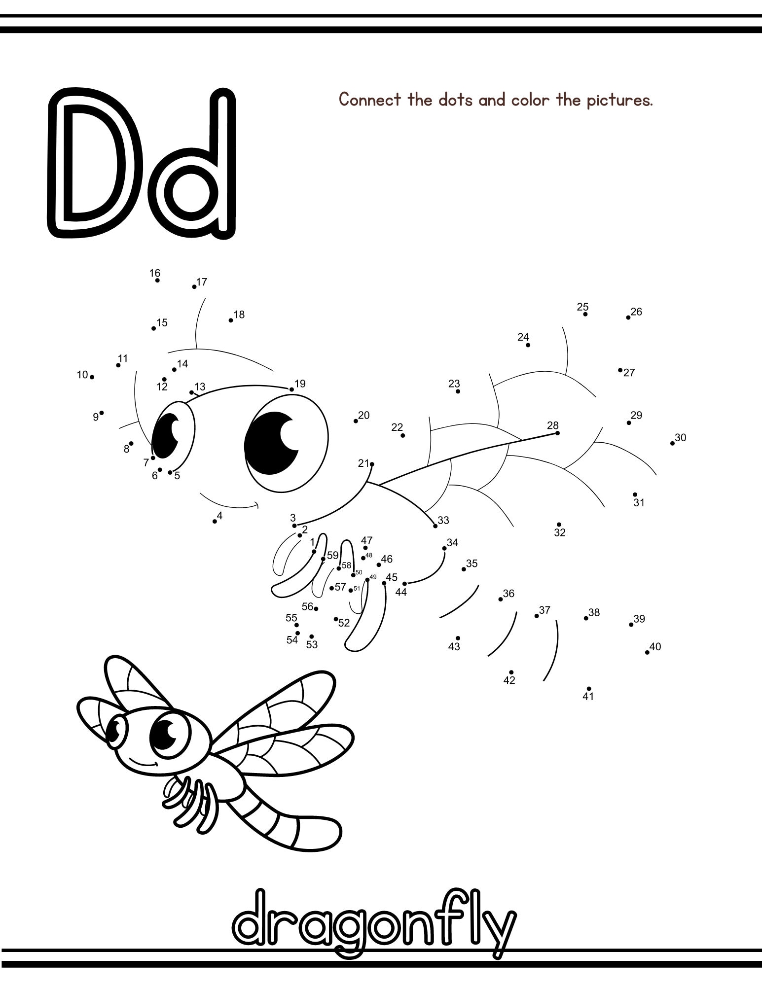 Dot to Dot Alphabet Animal Themed | Dot to Dot for Kids | Dot to Dot ...
