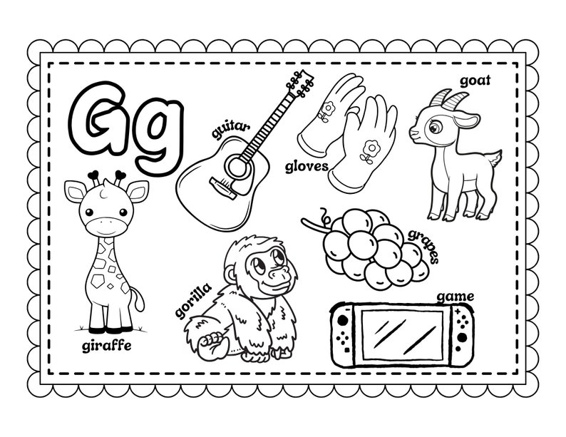 Alphabet Coloring Pages, Preschool Printables, Kindergarten Worksheets ...