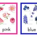 Garden Color Flashcards | Montessori Learning Posters (digital Download ...