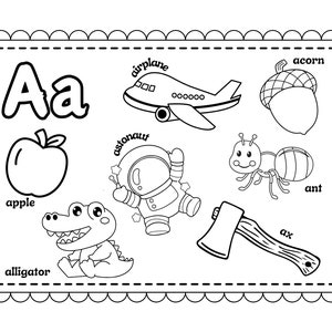 Alphabet Coloring Pages, Preschool Printables, Kindergarten Worksheets ...