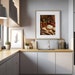 Rustic Pizza Preparation: Digital Oil Painting, Realism Kitchen Art ...