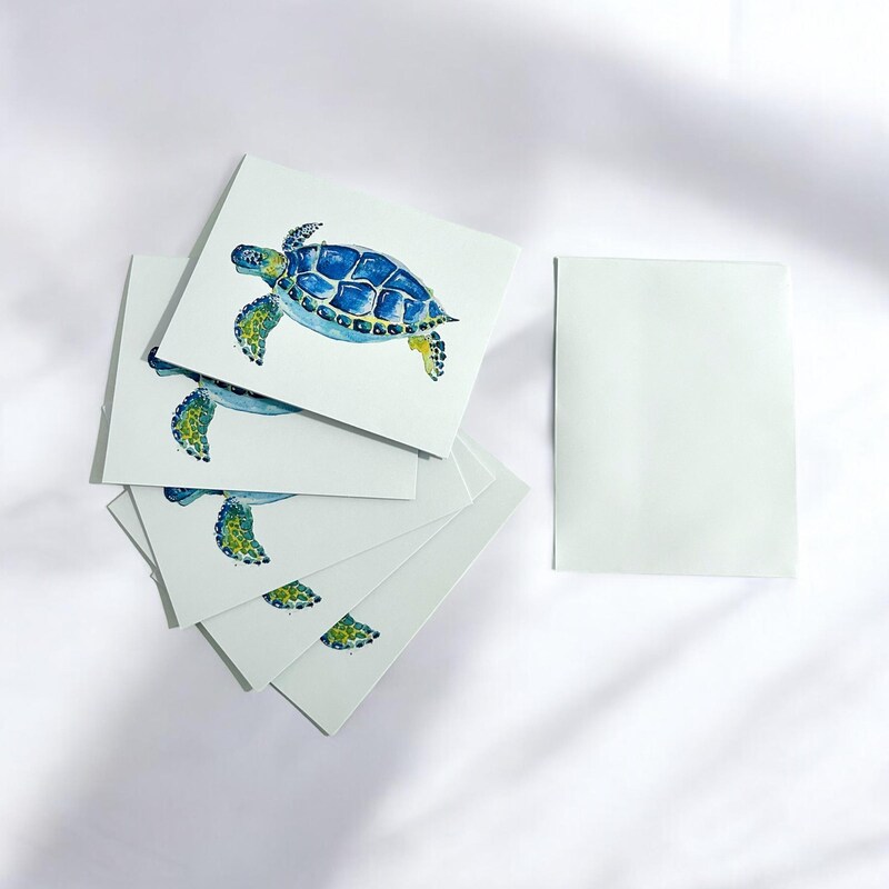 Turtle Card - Etsy