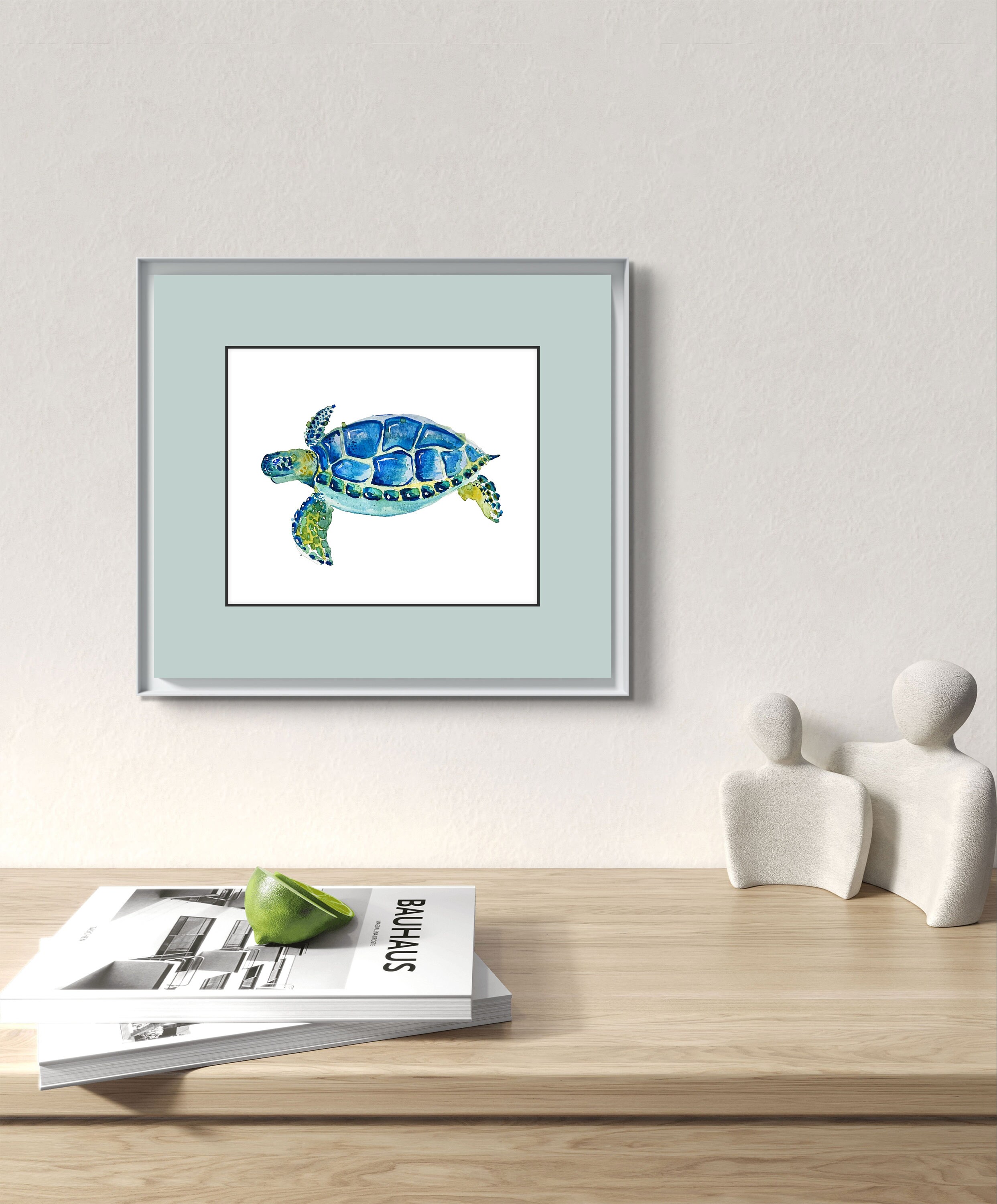 Sea Turtle Watercolor Art Turtle Wall Art Sea Turtle Art Sea Turtle ...