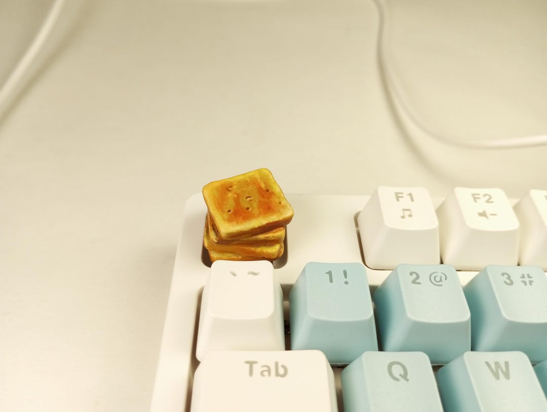 Toast Handpainted Artisan Keycap \ for Mechanical Keyboards With Cherry ...
