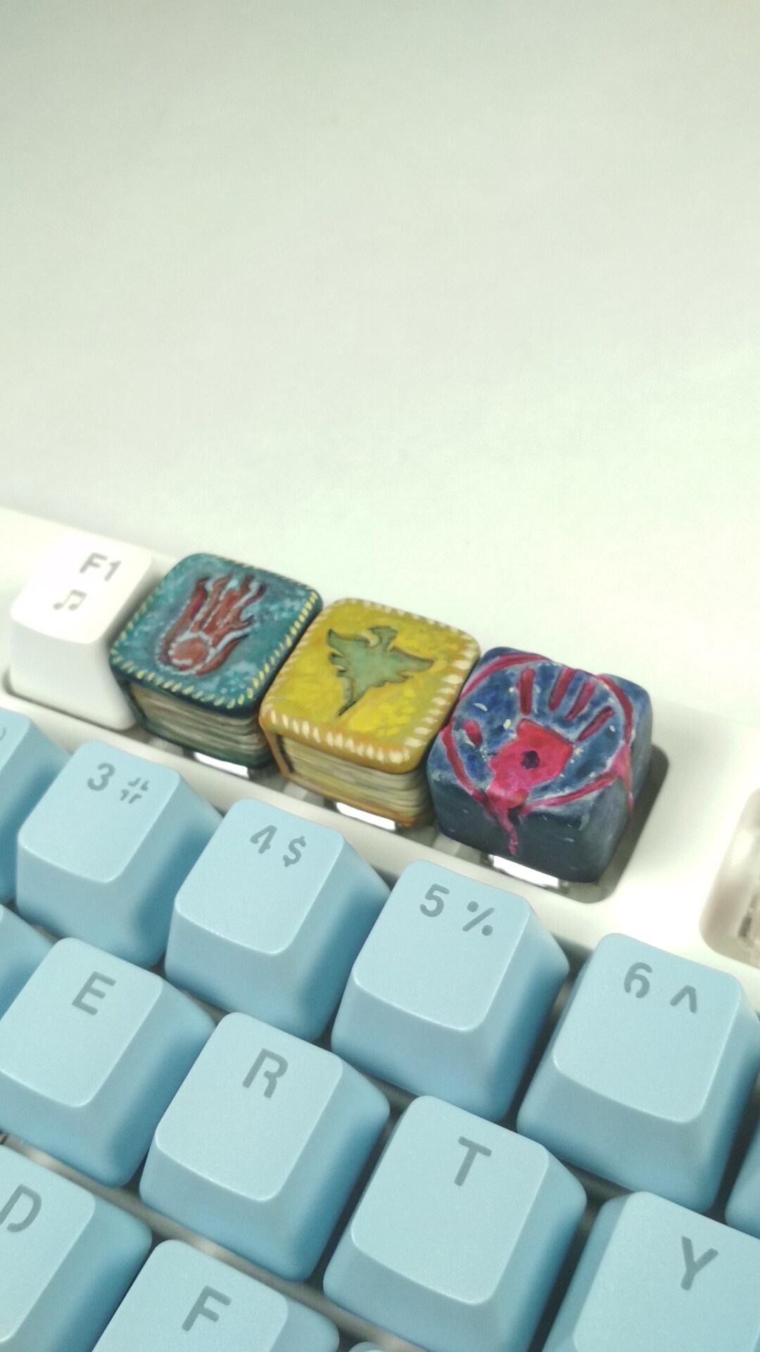 Skyrim Spell Tomes Artisan Keycap \ for Mechanical Keyboards With ...