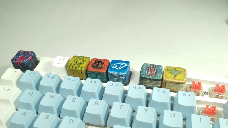 Skyrim Holds Symbols Shields Emblems Artisan Keycap \ for Mechanical ...