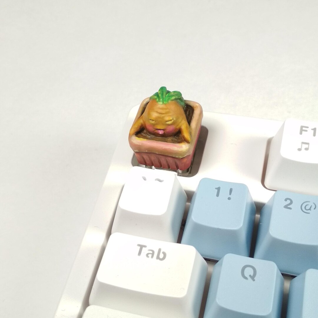 Mandrake Mandragora Plant Handpainted Artisan Keycap \ for Mechanical ...