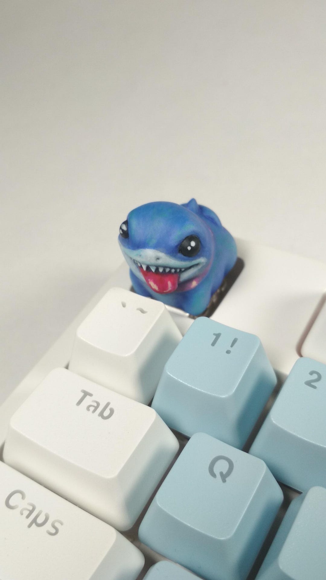 Made to Order Jeff - the Land Shark Handpainted Artisan Keycap \ for ...