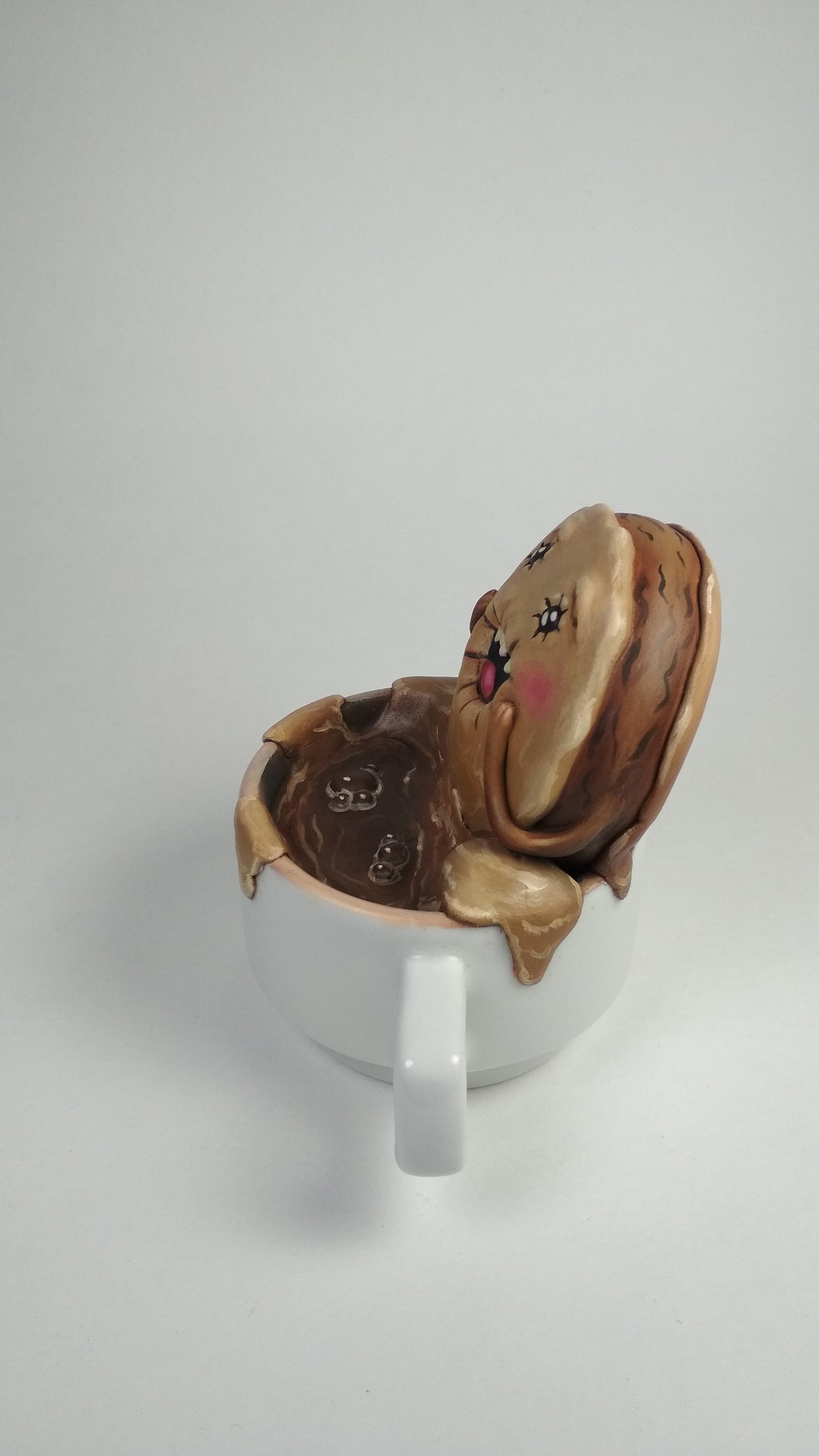Cute Cinnamon Bun in the Cup Figure \ Adventure Time Candy Kingdom ...