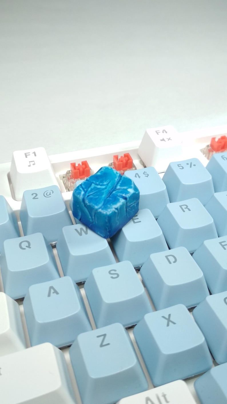 Ice Cube Handpainted Artisan Keycap \ for Mechanical Keyboards With ...