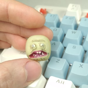 Screaming Sun Rick and Morty Handpainted Artisan Keycap \ for ...