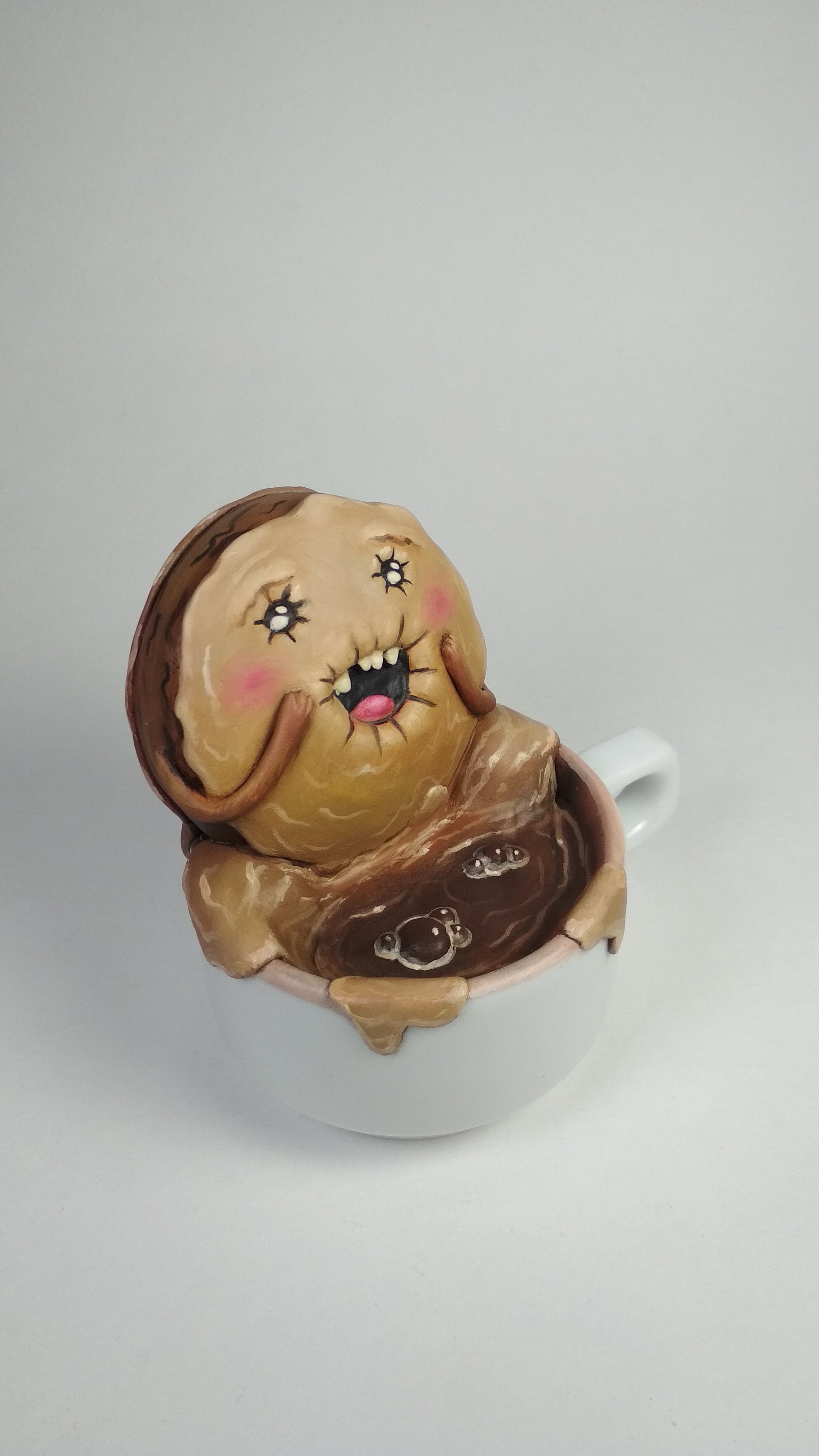 Cute Cinnamon Bun in the Cup Figure \ Adventure Time Candy Kingdom ...