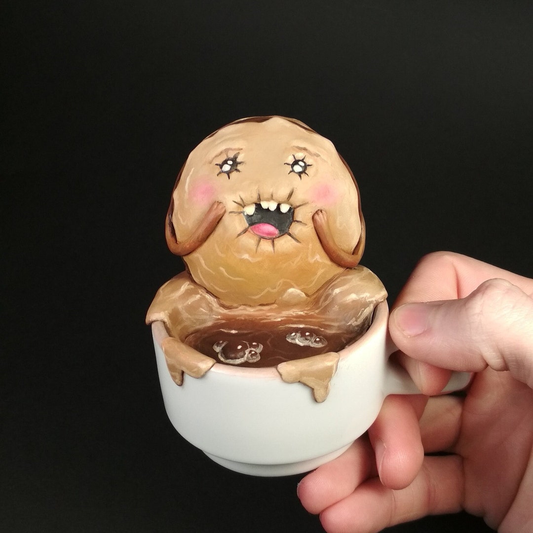Cute Cinnamon Bun in the Cup Figure \ Adventure Time Candy Kingdom ...