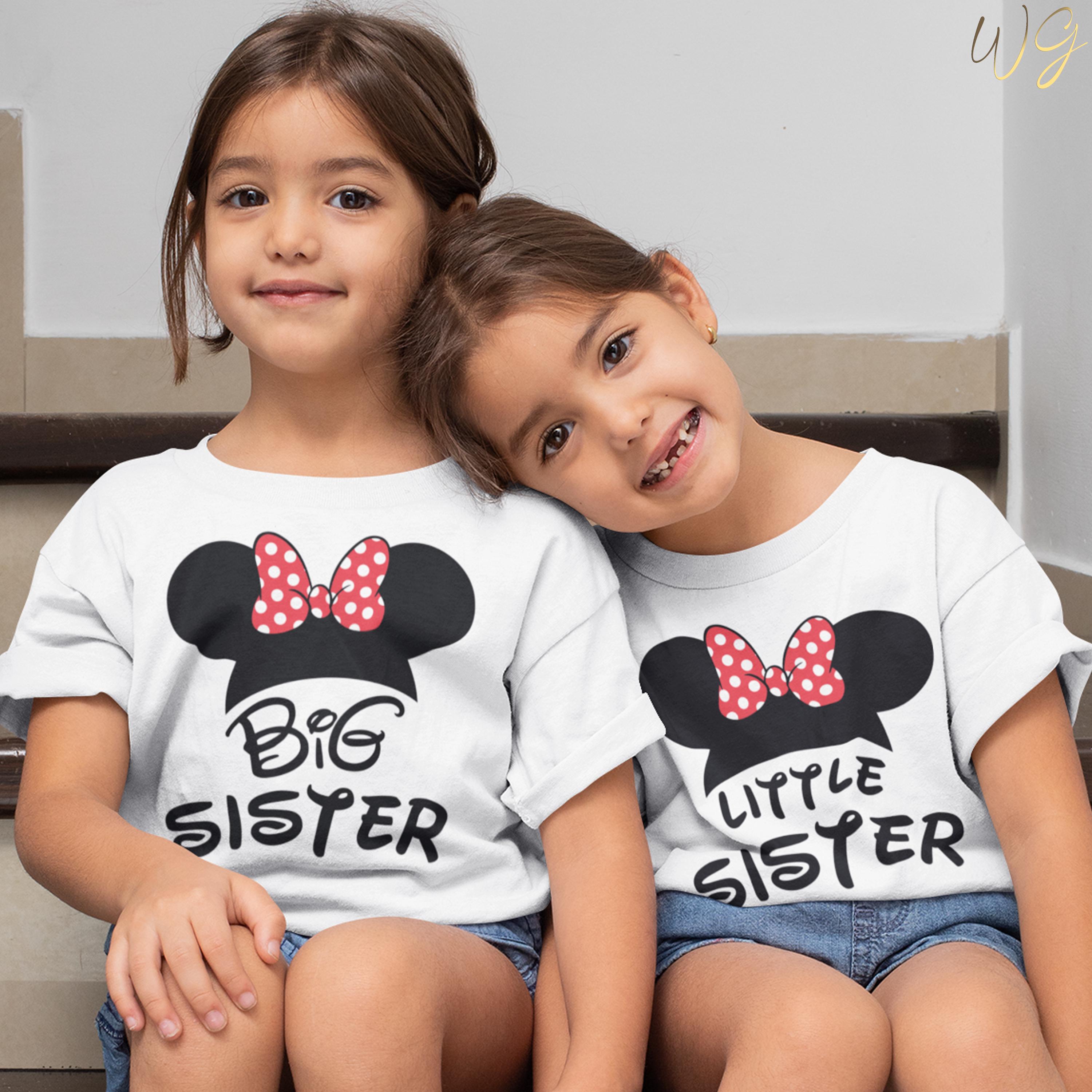Disney Big Sister Shirt Minnie Mouse Family Matching Shirt Disney Mom ...