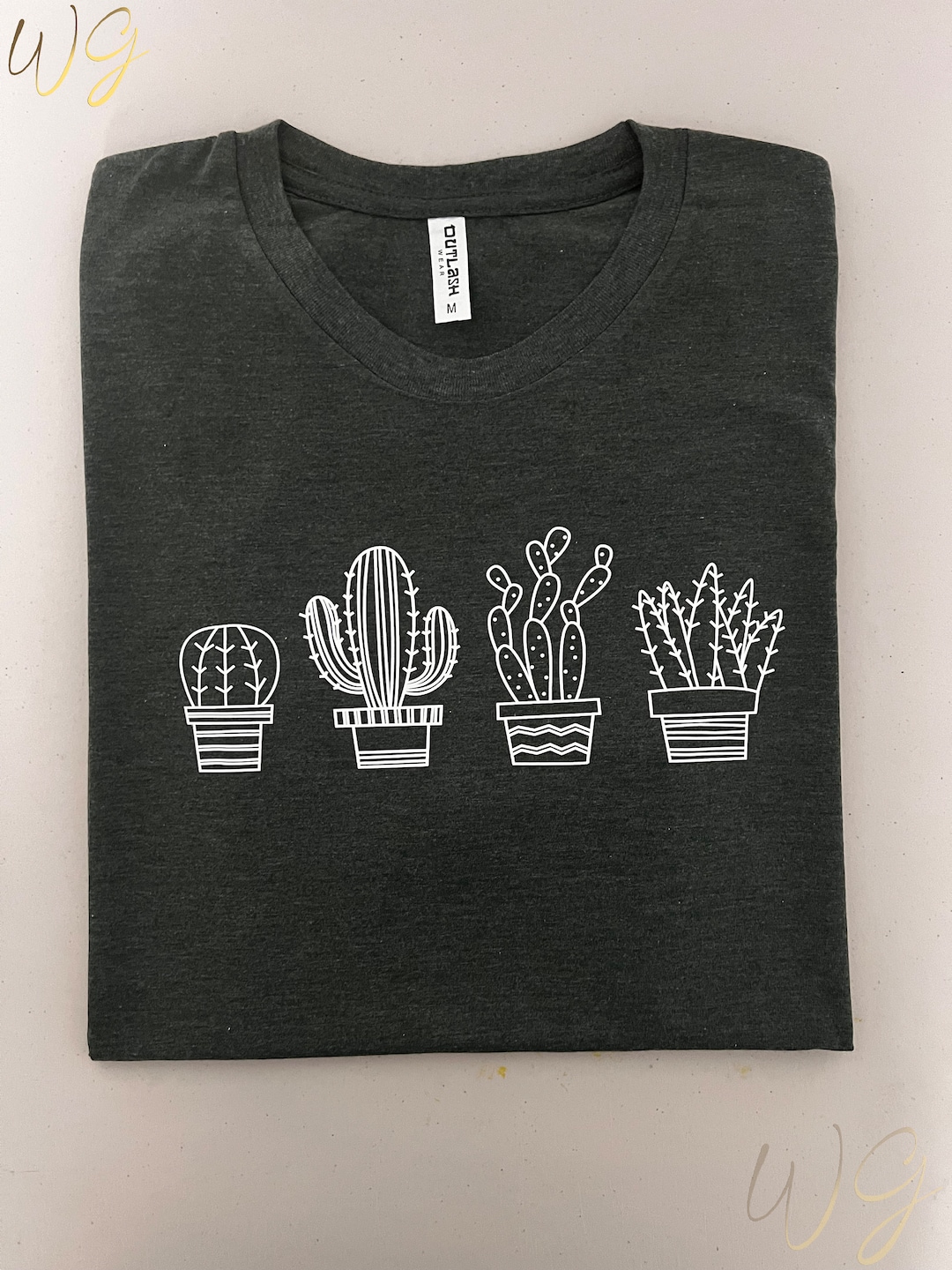 Plant Shirt, Cute Succulent T-shirt, Cactus Graphic Tees, Floral Shirt ...