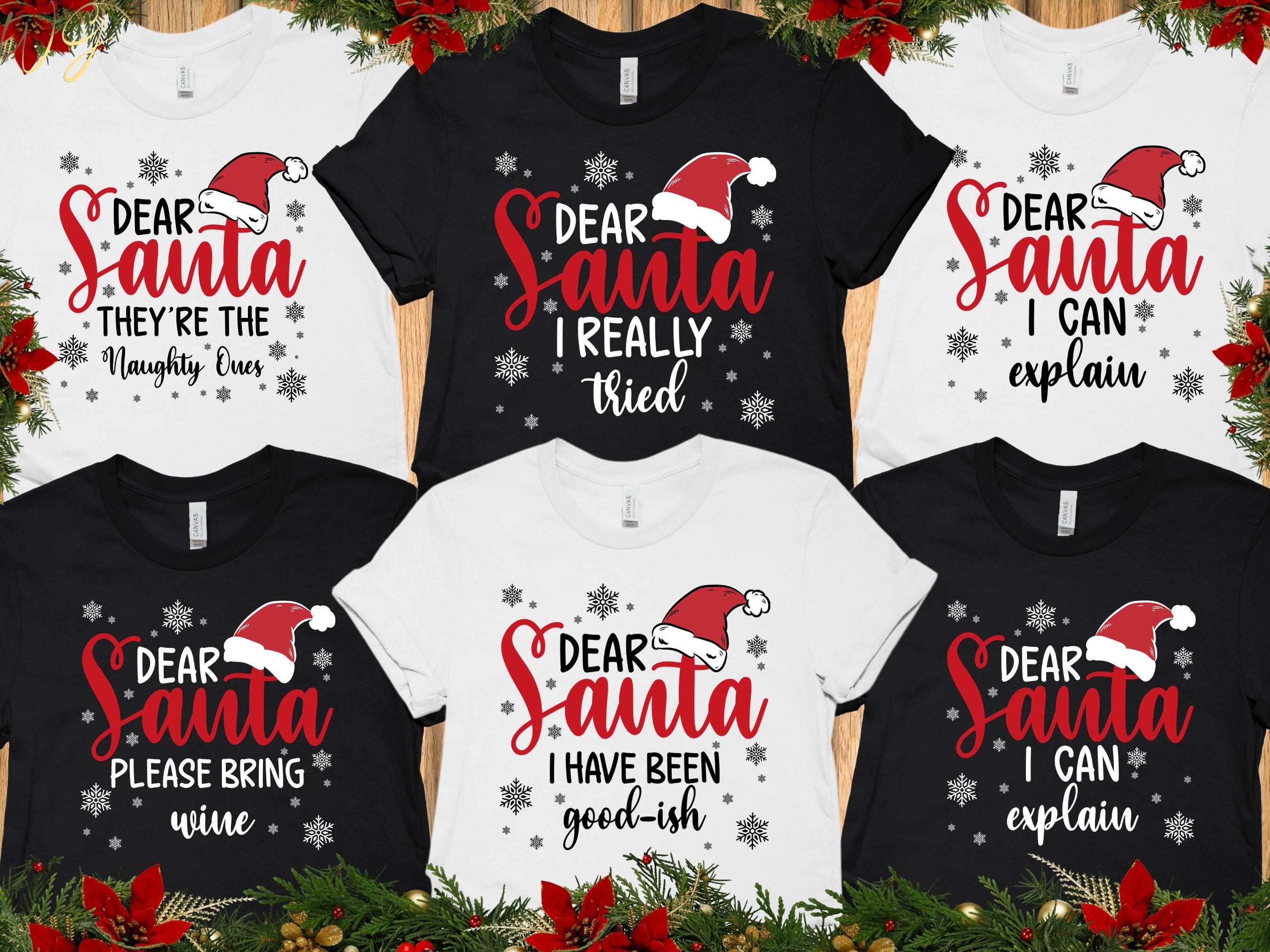 Custom Dear Santa Family Christmas Shirts - Etsy