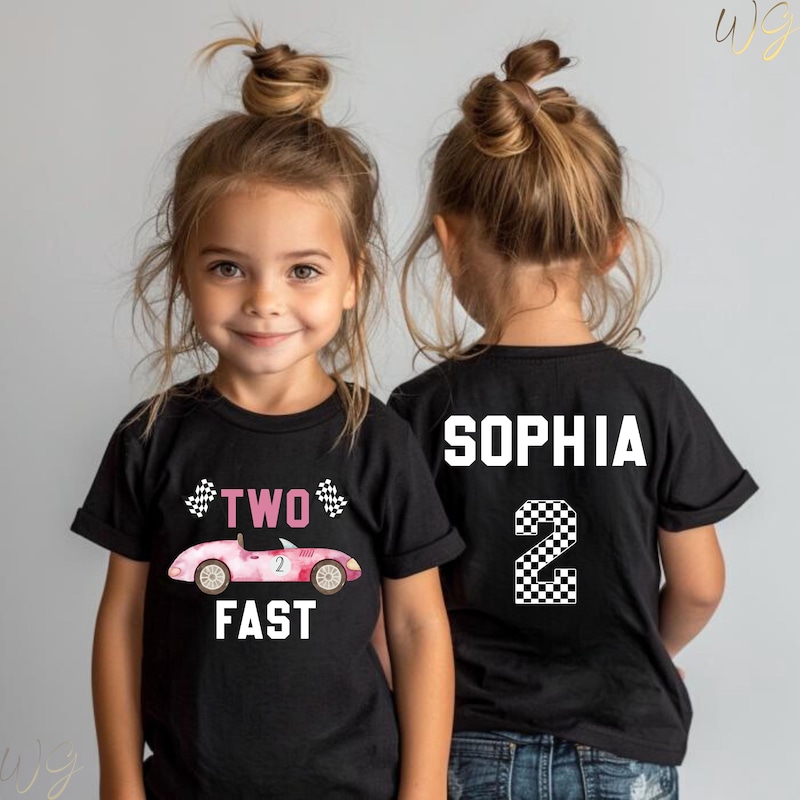 Two Fast Birthday Shirt - Etsy